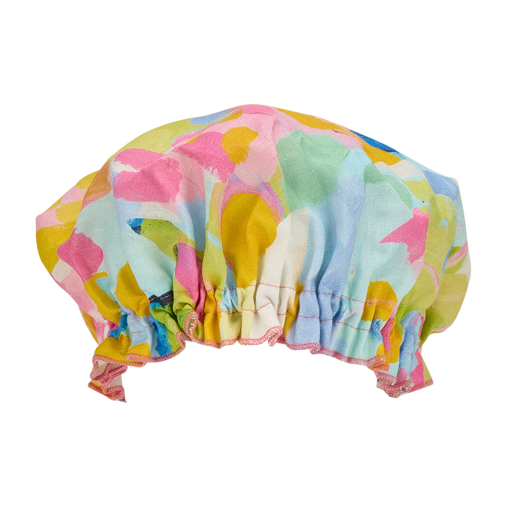 Shower Cap Linen Good Vibes Annabel Trends