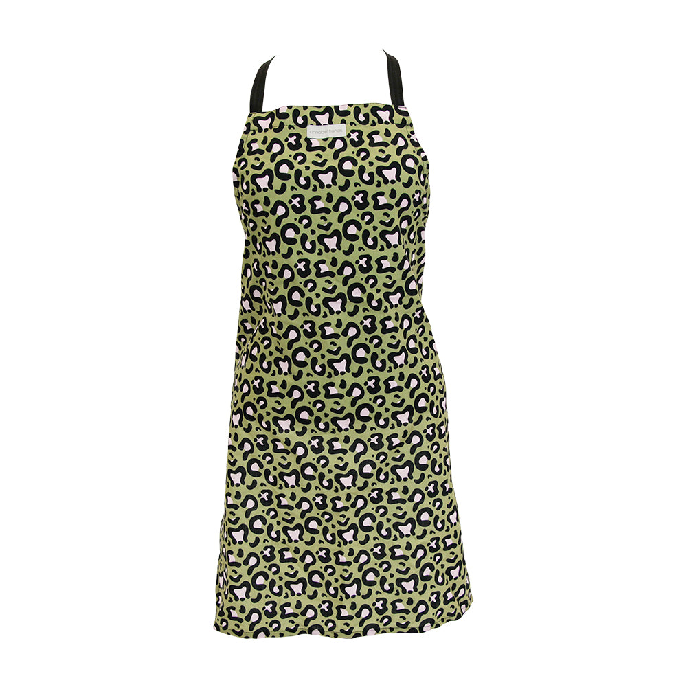 Apron - Cotton - Ocelot Pink Khaki – Annabel Trends
