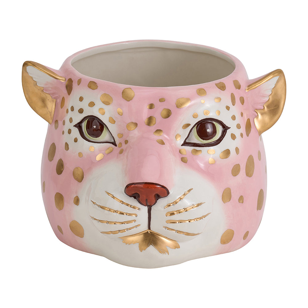 Ceramic Planter - Cheetah Head – Annabel Trends