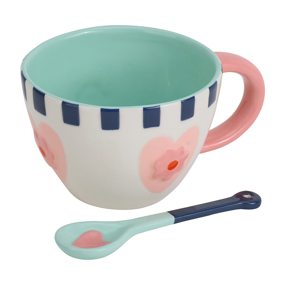 Ceramic Cup of Love Mug & Spoon Set – Annabel Trends