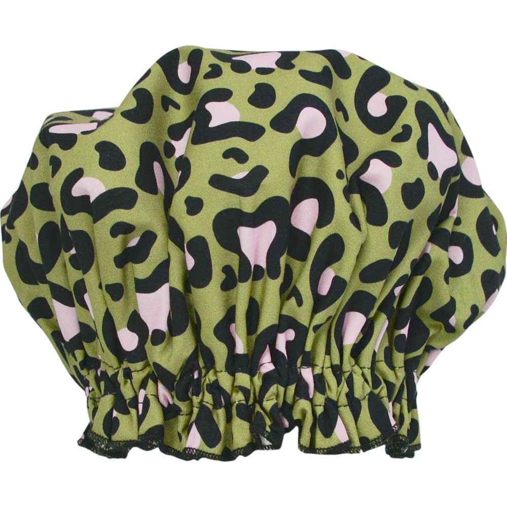 Shower Cap - Cotton - Ocelot Pink Khaki – Annabel Trends