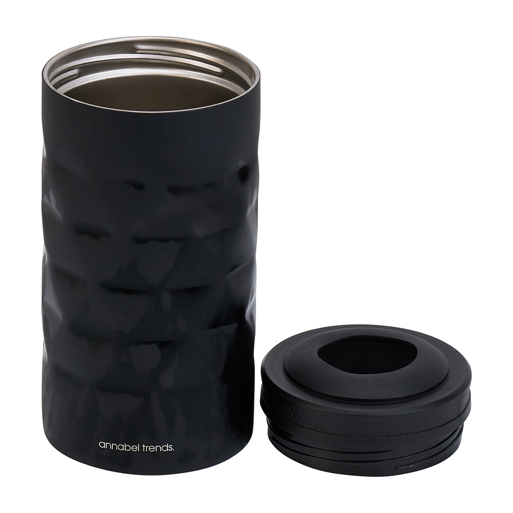 Wine Bottle Cooler - Stainless Steel - Black – Annabel Trends