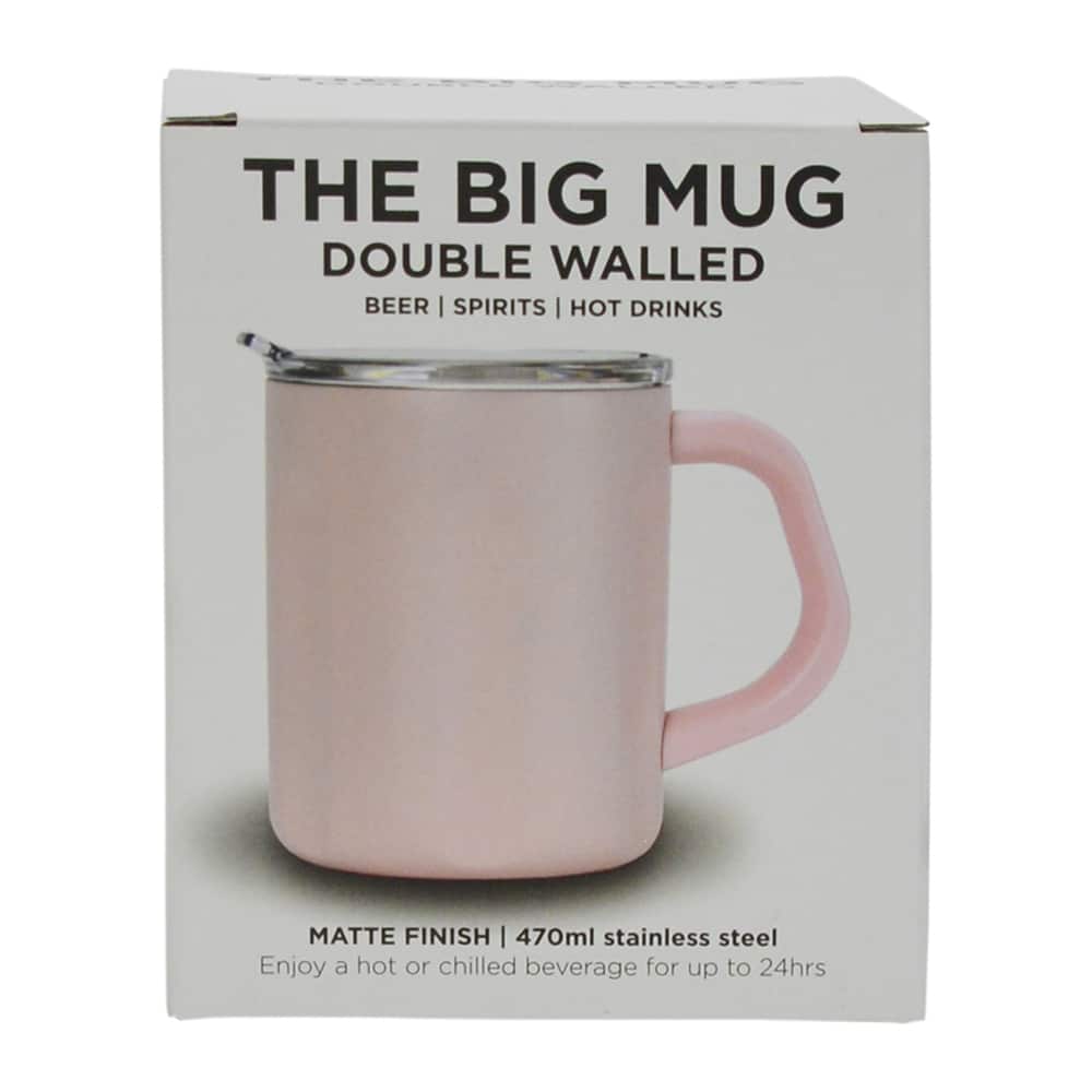 The Big Mug - Double Walled - Stainless Steel – Annabel Trends