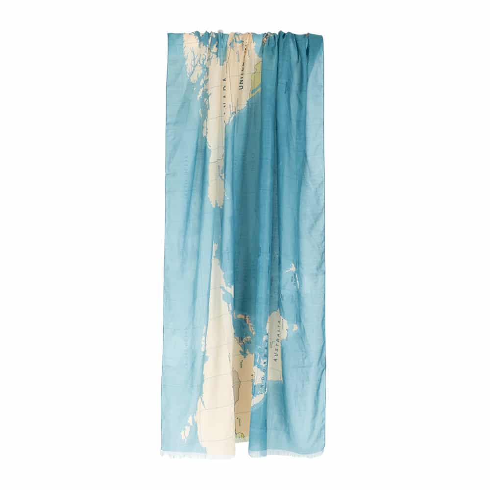 Scarf - World Map – Annabel Trends